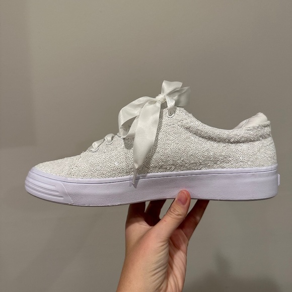Keds | Shoes | Keds Alley Sequin Bridal Sneakers | Poshmark